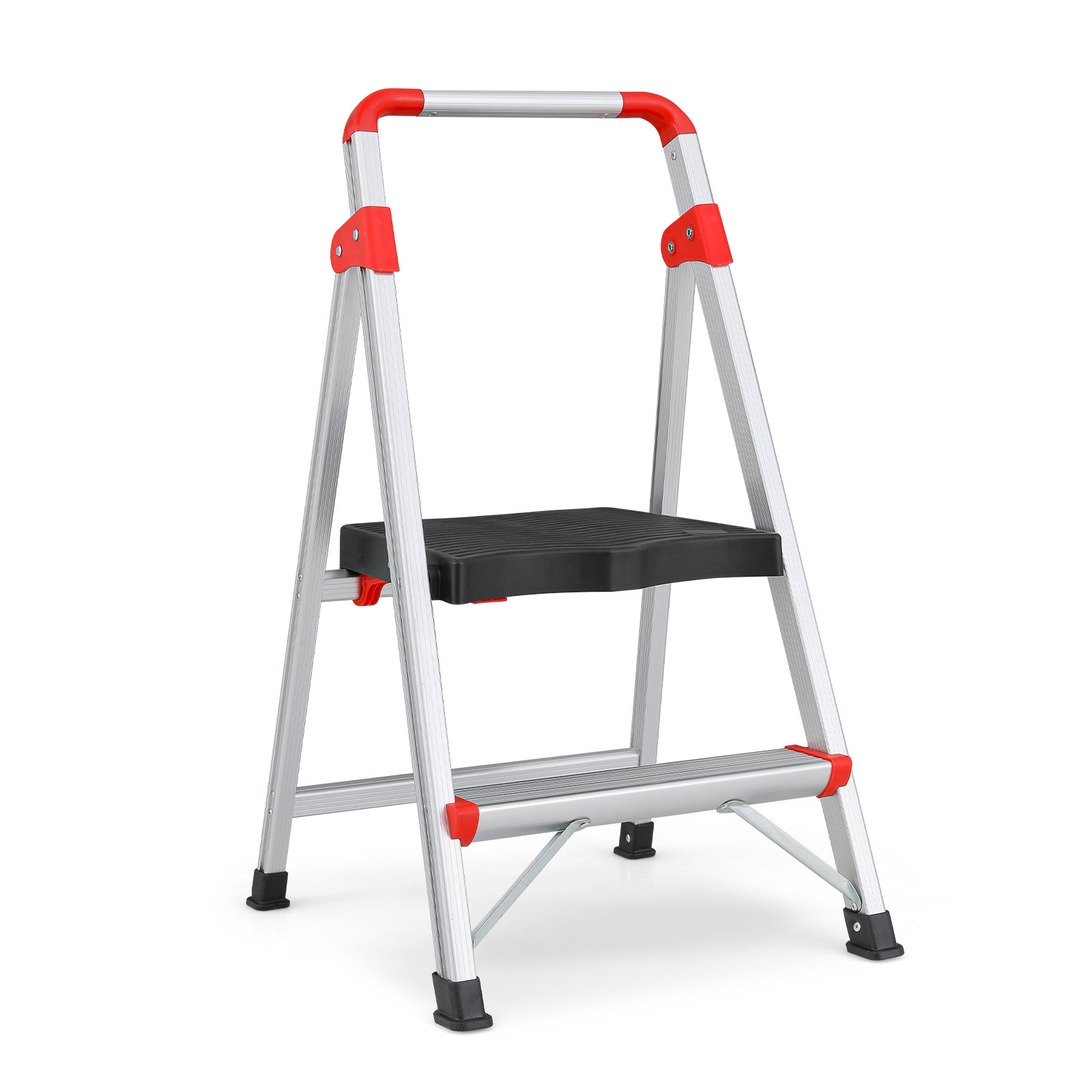 WFX Utility™ Step Ladder Foldable Stool with Handgrip, Wide Platform ...