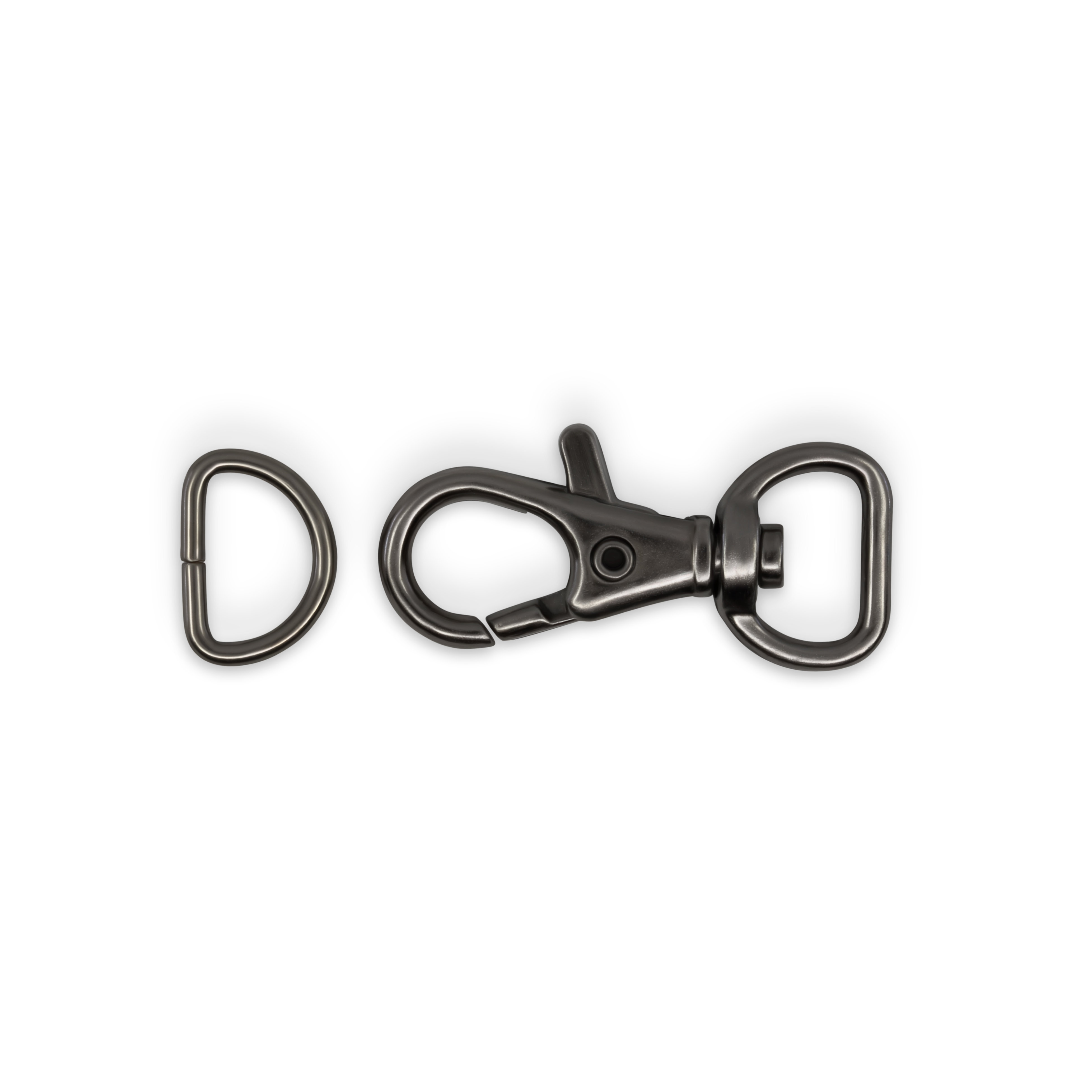 Dritz 1/2" Swivel Hooks & D-Rings, 12 Sets, Gunmetal | Wayfair