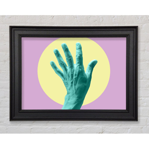 Rosalind Wheeler Green Hand - Single Picture Frame Print | Wayfair.co.uk