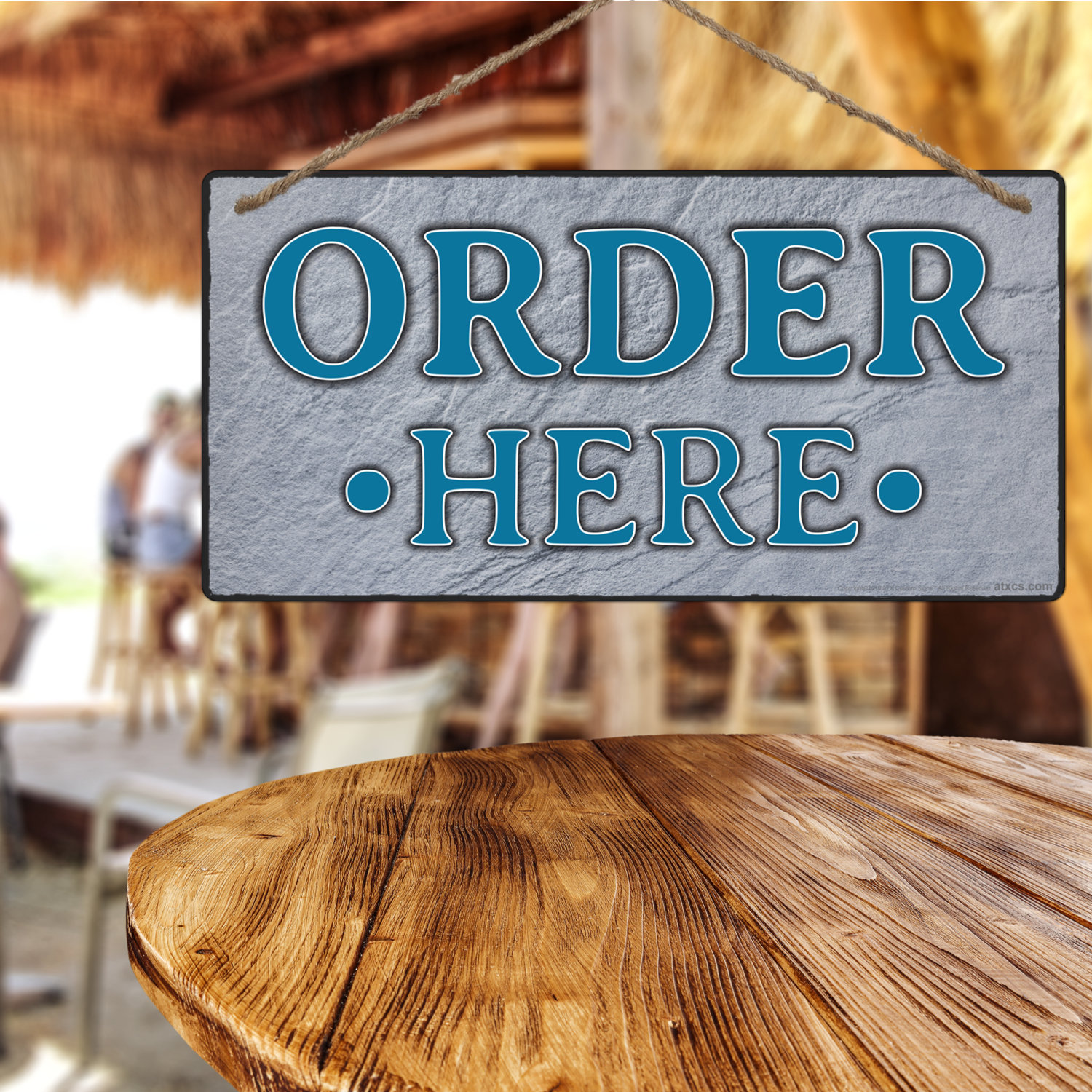ATX CUSTOM SIGNS Order Here Sign | Wayfair