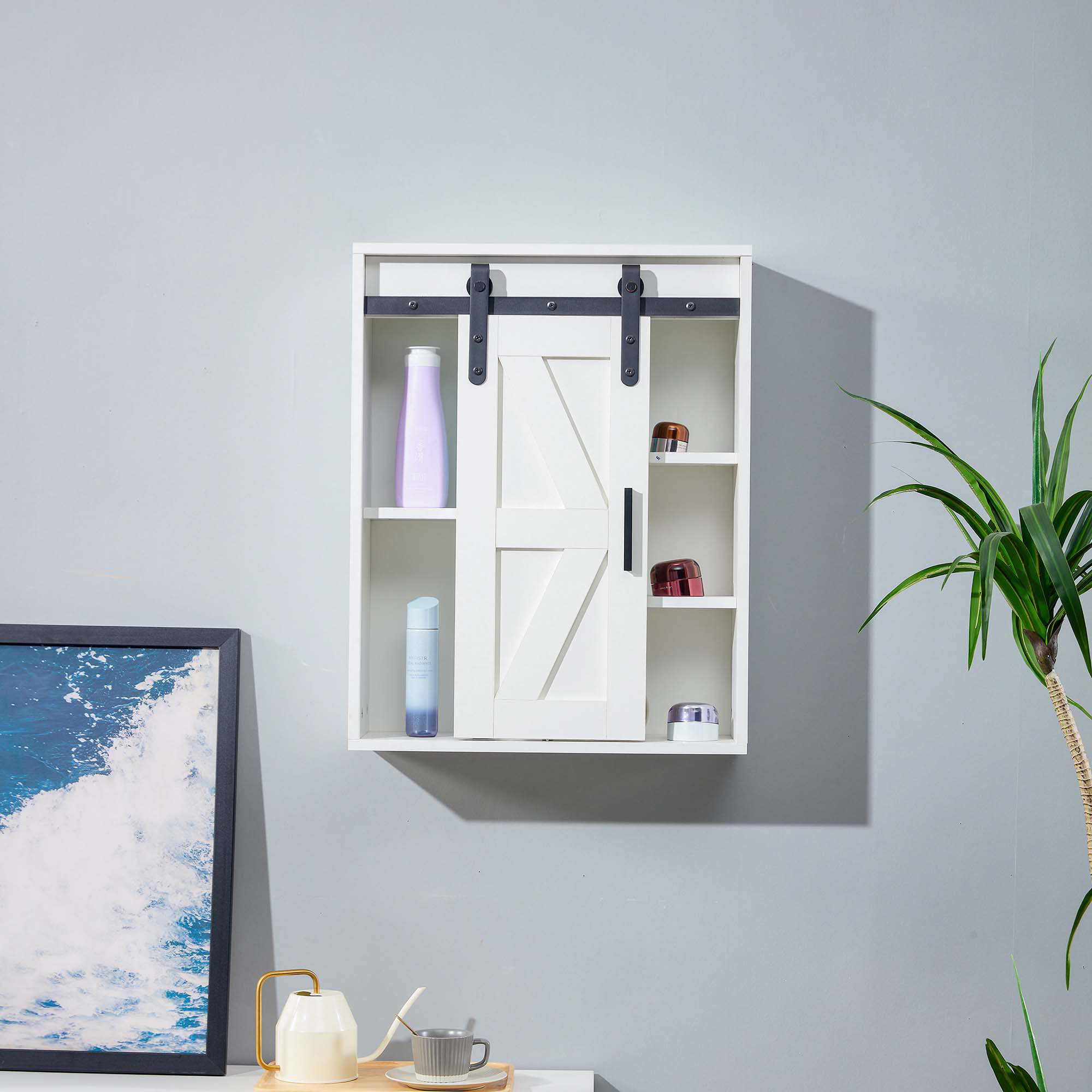 Ophelia & Co. Wood Wall-Mounted Storage Cabinet | Wayfair