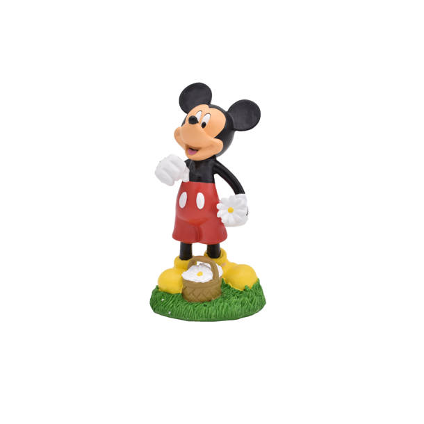 Back Yard Glory Disney Mickey Mouse Purple Flower Garden Statue | Wayfair