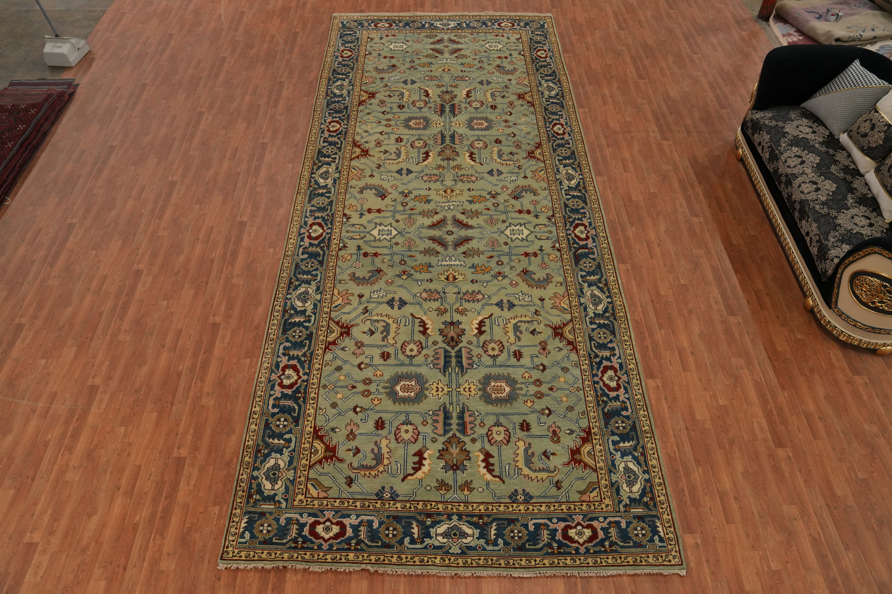 Wildon Home® Handmade Wool Transitional Oushak Large Rug 8x20 | Wayfair