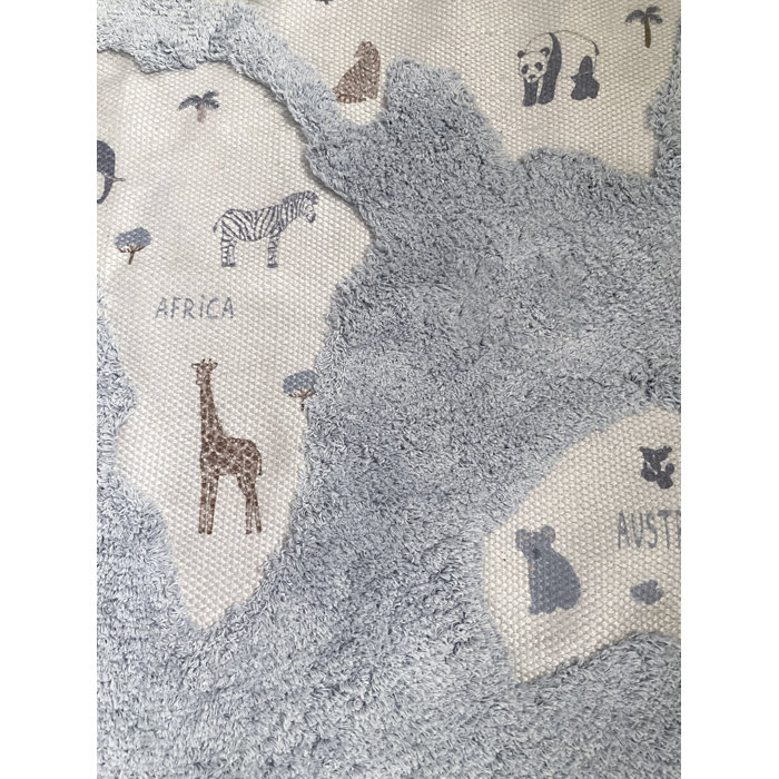Art for kids World Map Washable Kids Rug | Wayfair.co.uk