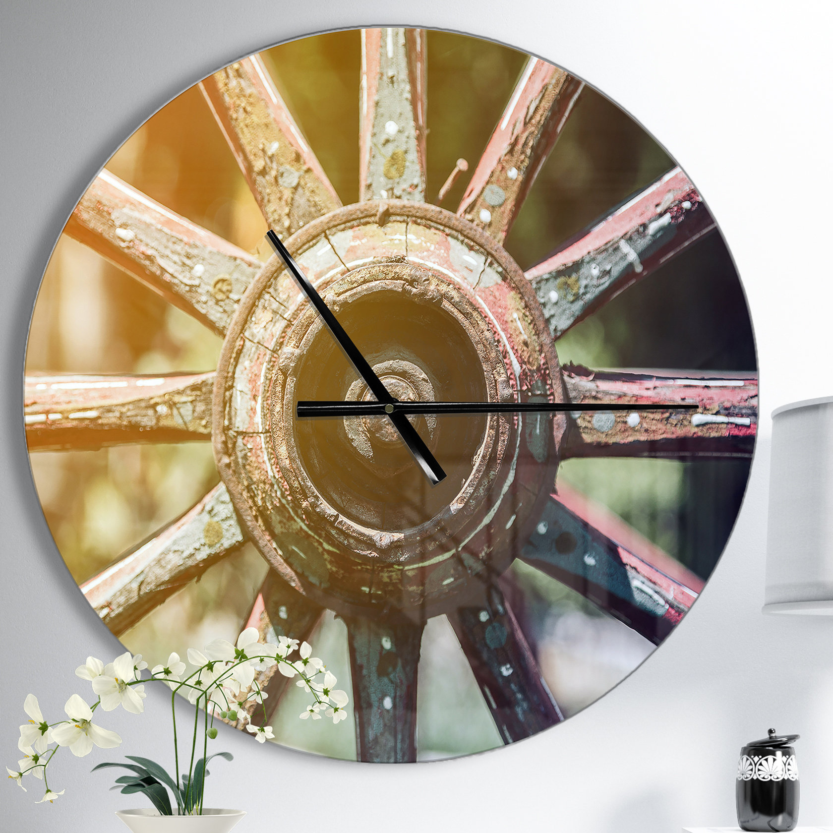 The Twillery Co.® Swigart Farmhouse Designart Country Wagon Wheel ...