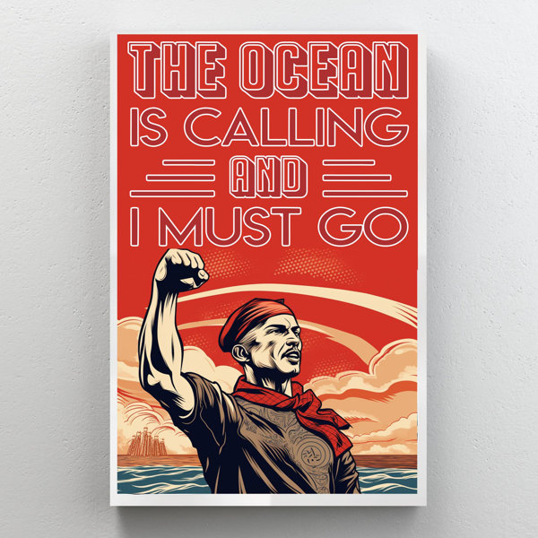 Trinx Sailor The Ocean Is Calling - 1 Piece Rectangle Gr Sailor The ...