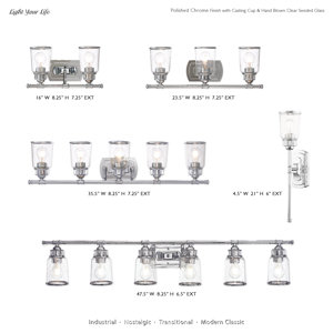 Beachcrest Home Derrick 6 - Light Dimmable Vanity Light & Reviews | Wayfair