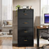 Latitude Run® 4-drawer File Cabinet, Vertical Filing Cabinet With Lock ...