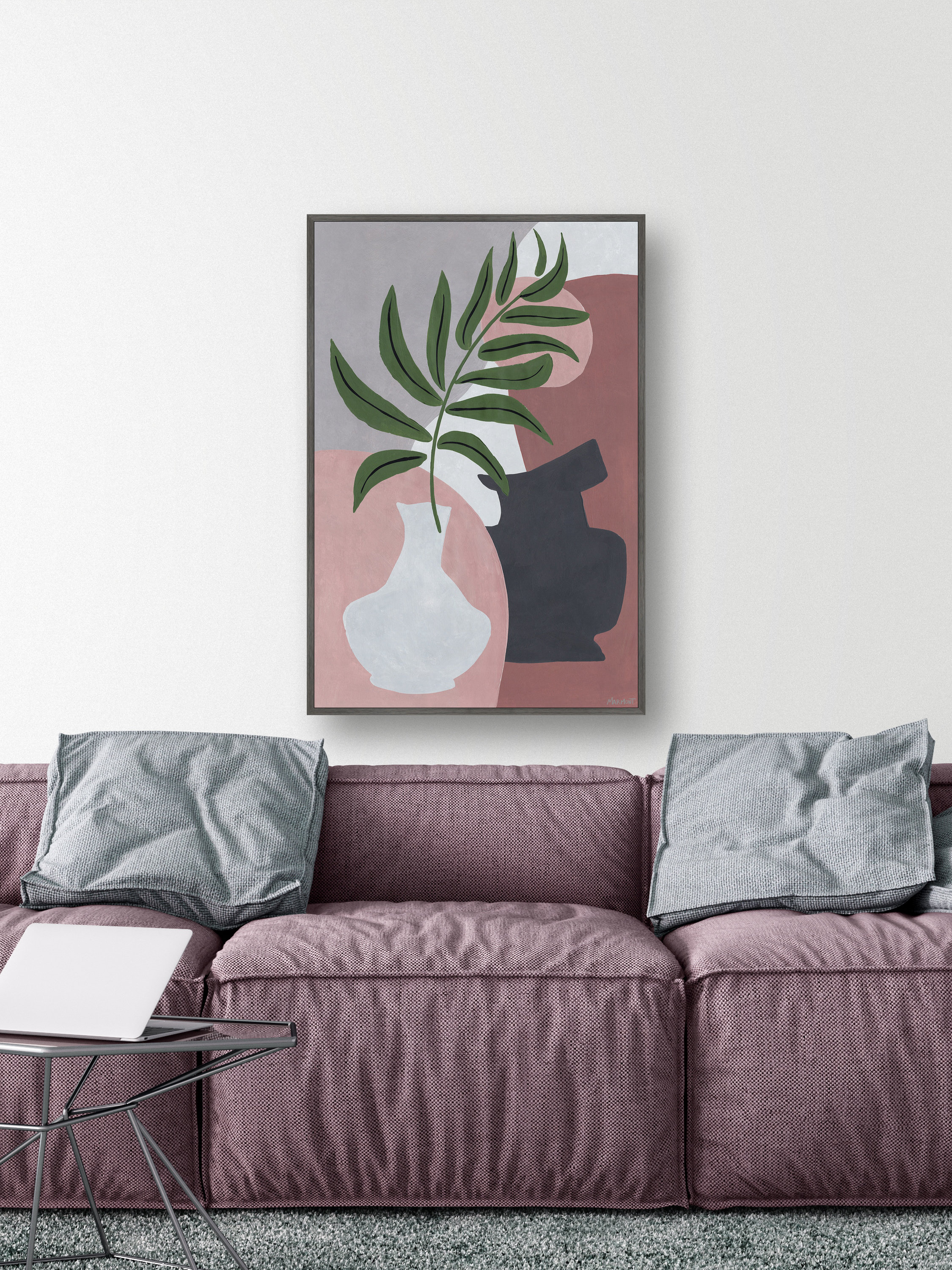 George Oliver Stem Cutting by George Oliver - Floater Frame Print on ...