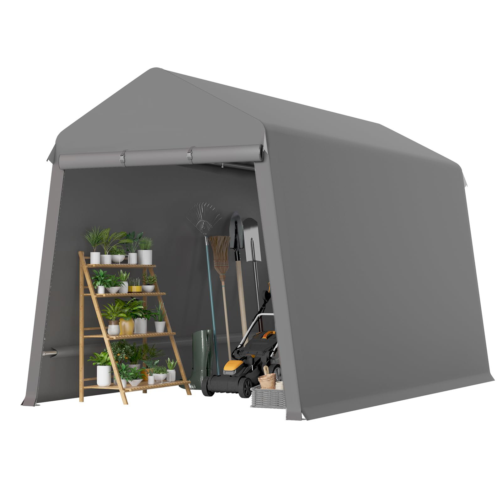 LumiParty Outdoor Portable Storage Shed Tent, Heavy-Duty Weather ...