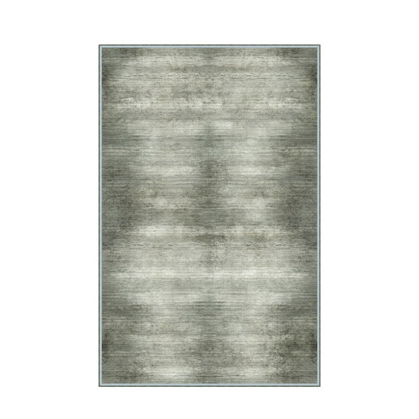 Bless international Performance Green/White Rug | Wayfair