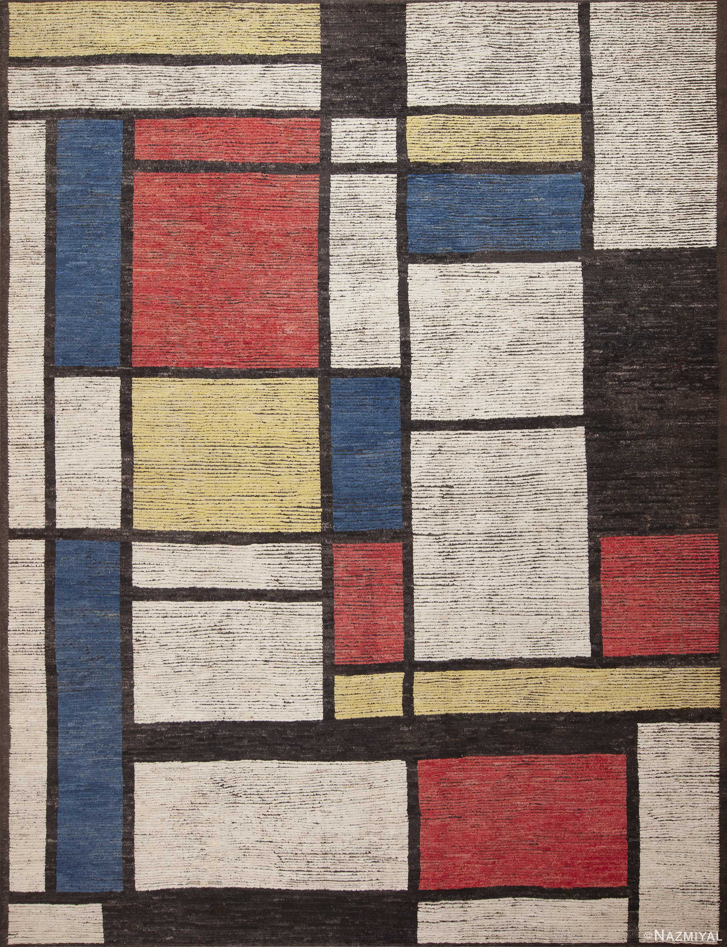 Nazmiyal Collection Contemporary Artistic Piet Mondrian Inspired Modern ...