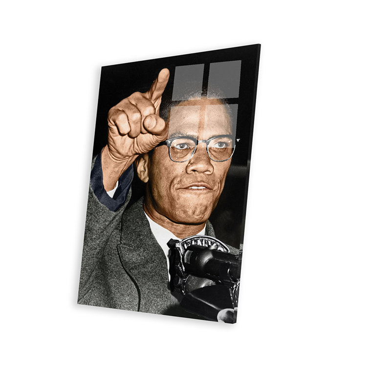 Ebern Designs Malcolm X (1925-1965) Print On Acrylic Glass - Wayfair Canada