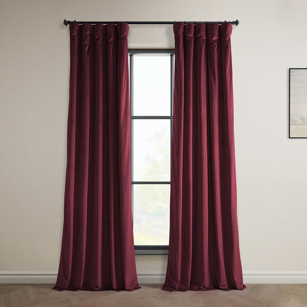 Red Curtains & Drapes You'll Love | Wayfair