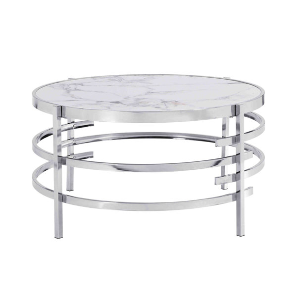 Ivy Bronx Kelten Stone Top End Table | Wayfair