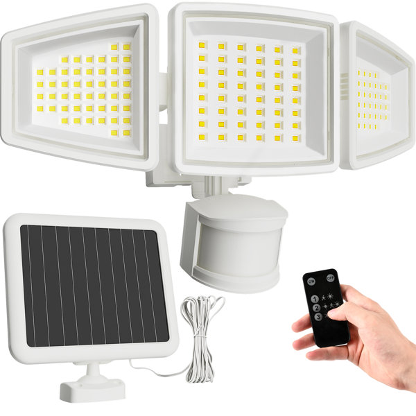 gigalumi LED Solar Powered Dusk to Dawn Outdoor Security Flood Light ...