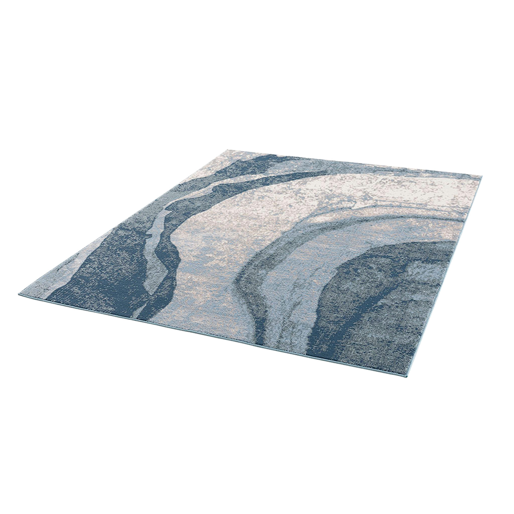 Orren Ellis Abstract Wave Area Rug | Wayfair