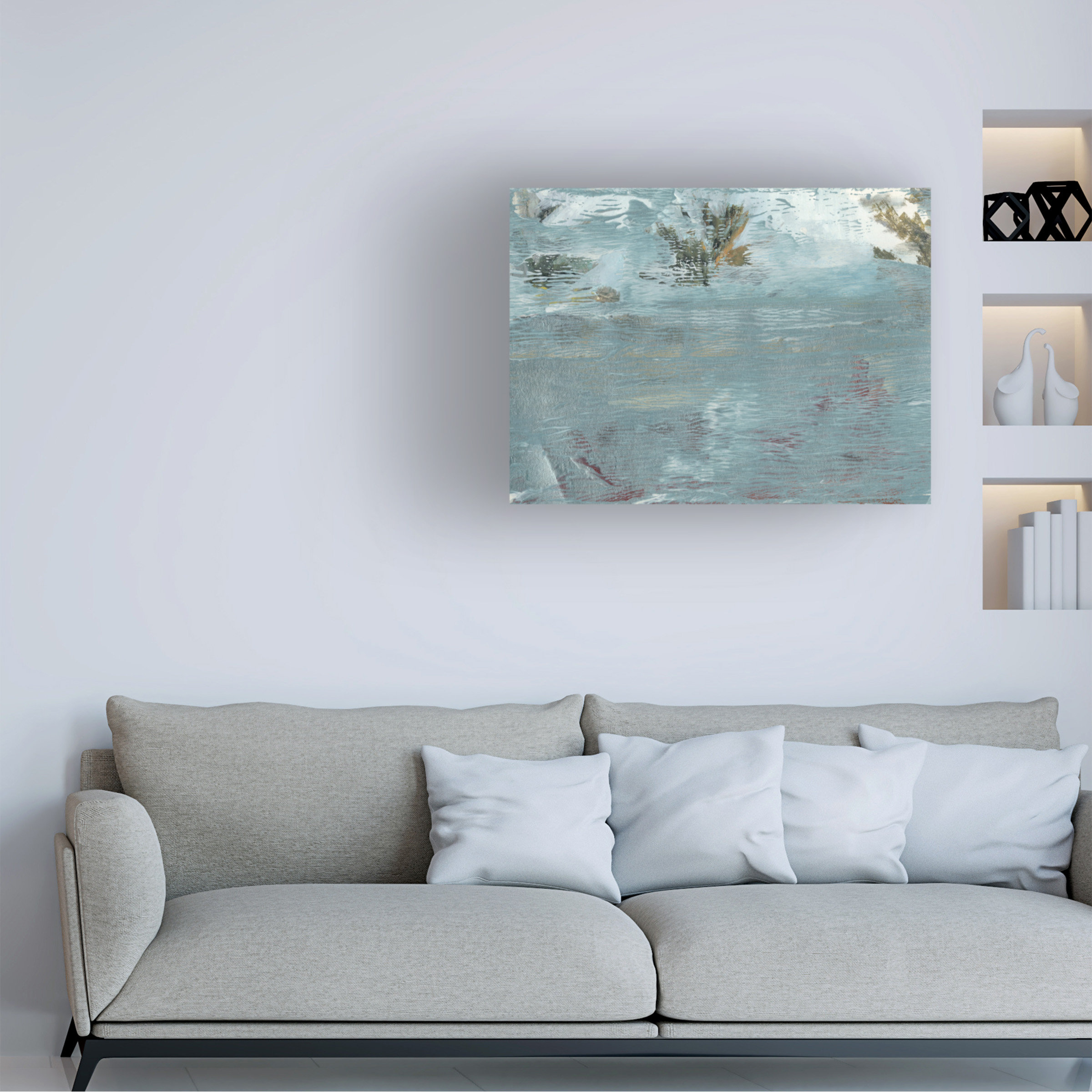 17 Stories Lila Bramma 'Peace And Calm II' Canvas Art - Wayfair Canada