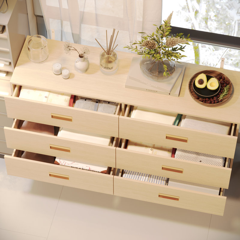 Mercer41 6-Drawer Dresser With Modern Design & Reviews | Wayfair