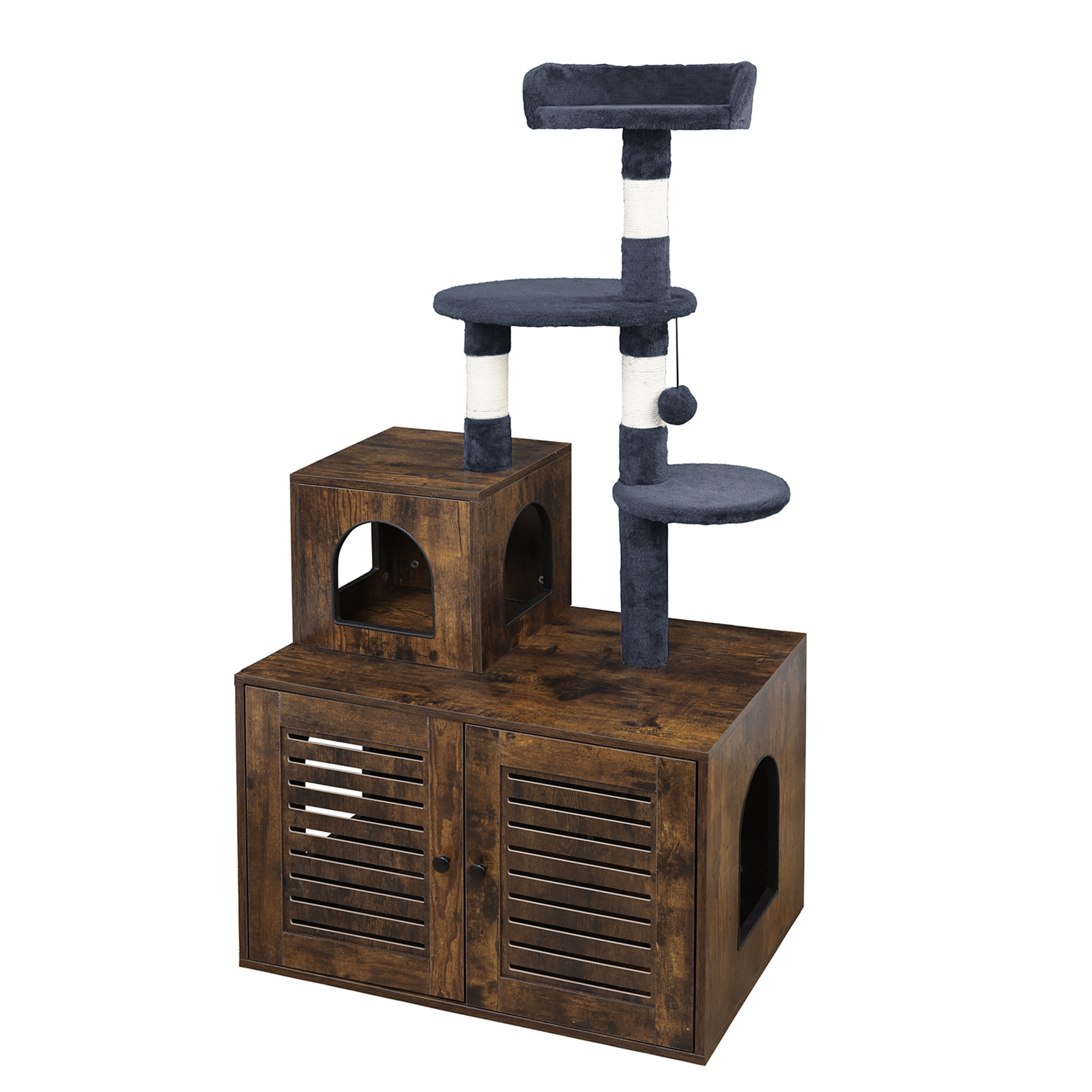 Tucker Murphy Pet™ Egoitz 59" Cat Tree with Cat Condo - Wayfair Canada