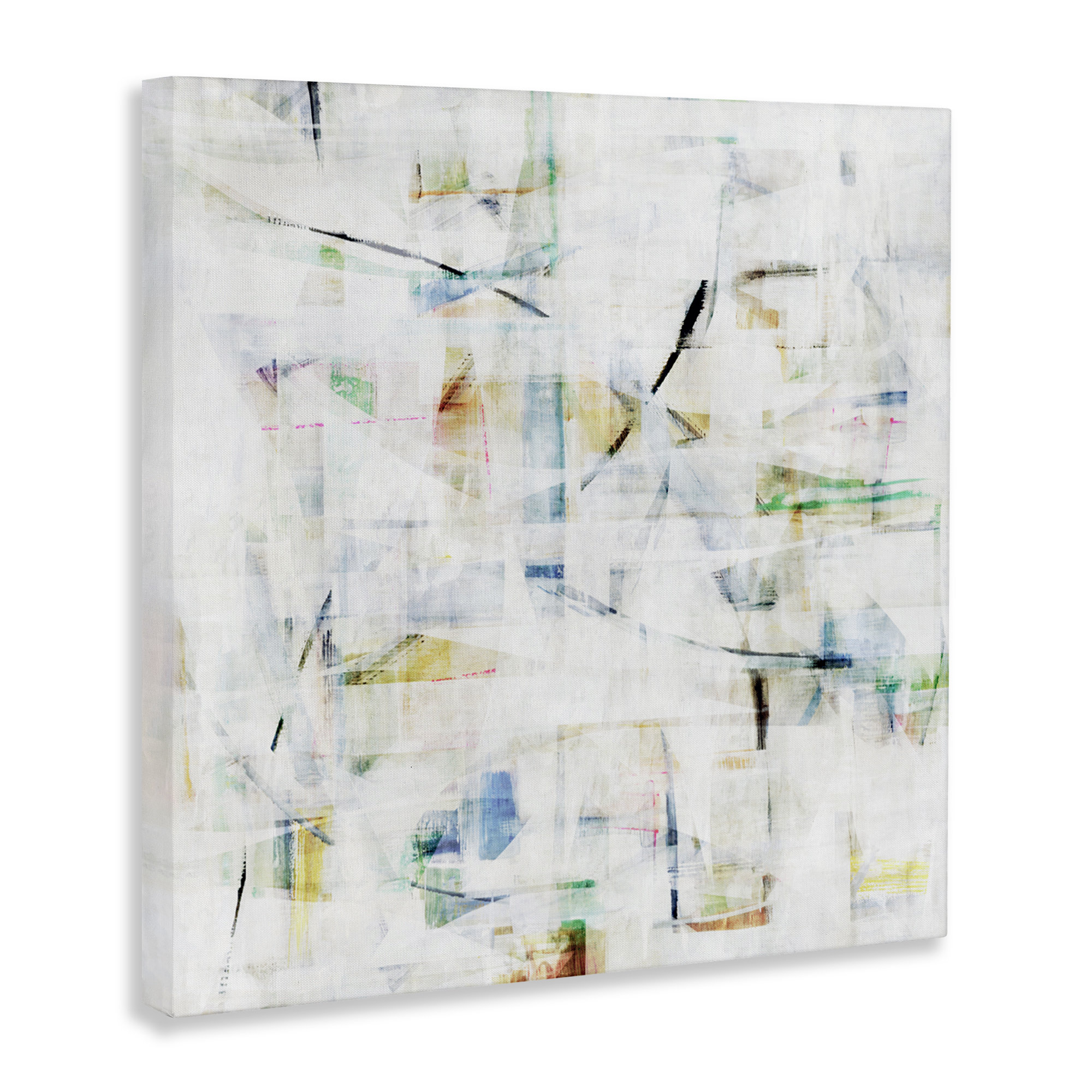 Wrought Studio™ Layered Vibrant Complexity Canvas, design by Hannah ...