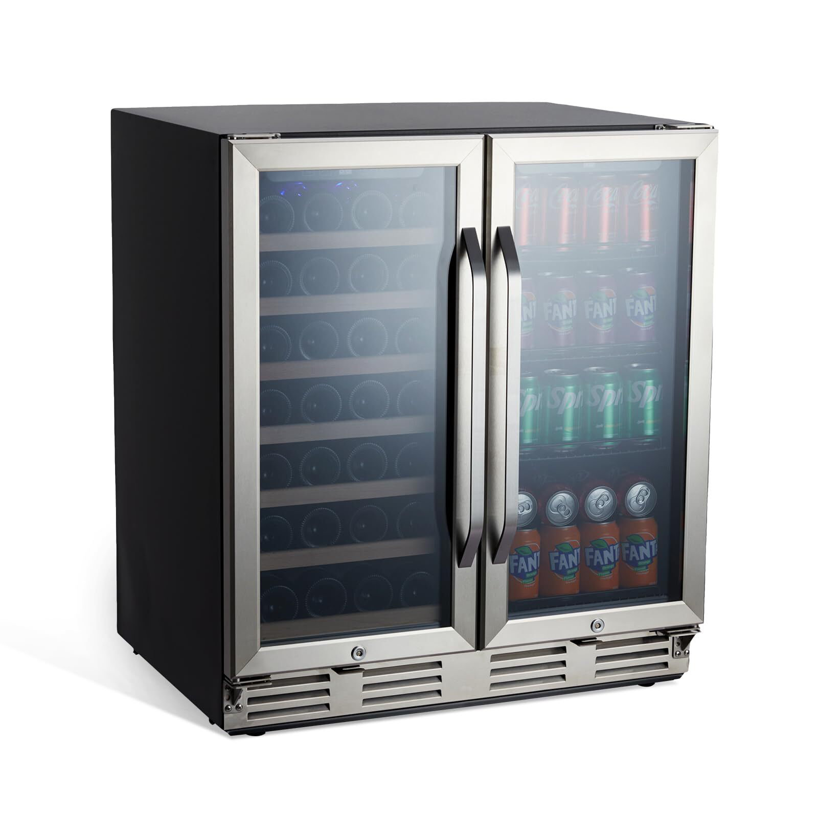 Homhougo 33 Cans (12 oz.) 6.24 Cubic Feet Freestanding Beverage ...