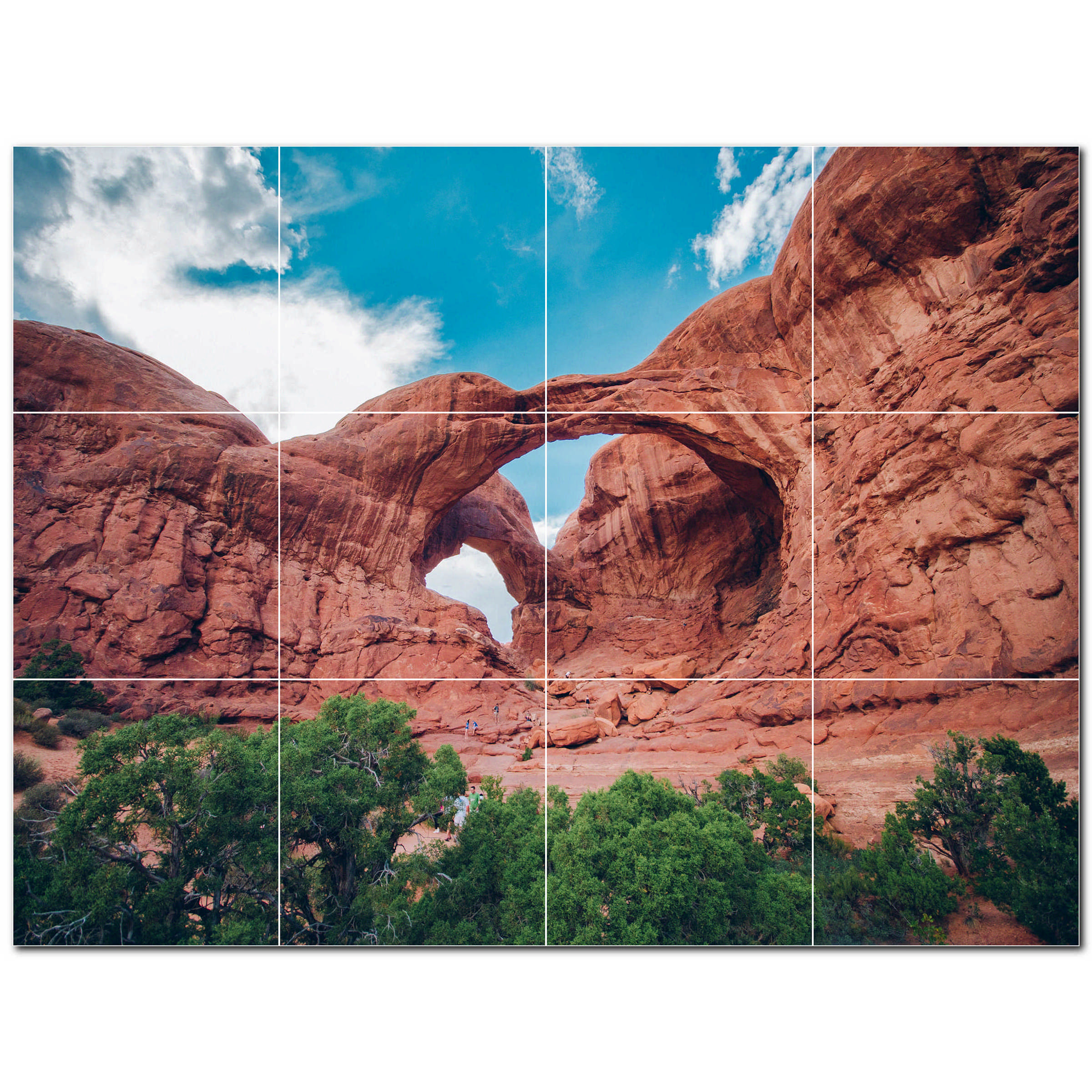 Picture-Tiles.com Canyon Photo 8'' x 8'' Satin Ceramic Decorative Mural ...