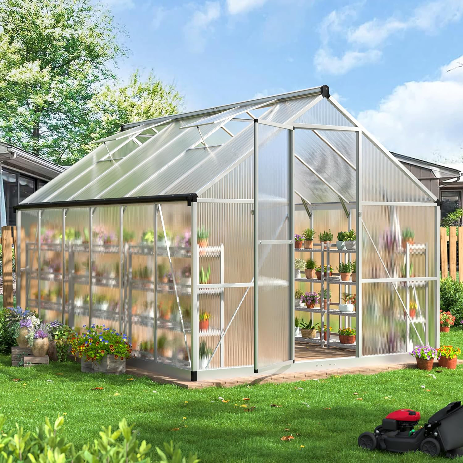 Polar Aurora Greenhouse for Outdoors, with Quick Setup Structure and ...