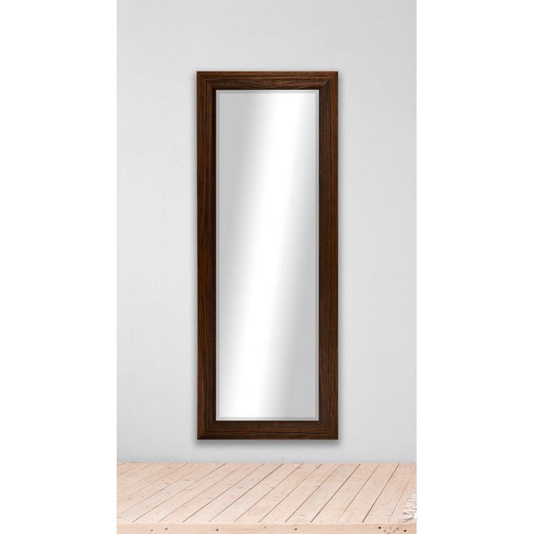 Millwood Pines Castella Solid Wood Rectangle Wall Mirror | Wayfair