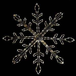 The Holiday Aisle® Snowflake Color Changing RGBWW Lighted Display | Wayfair
