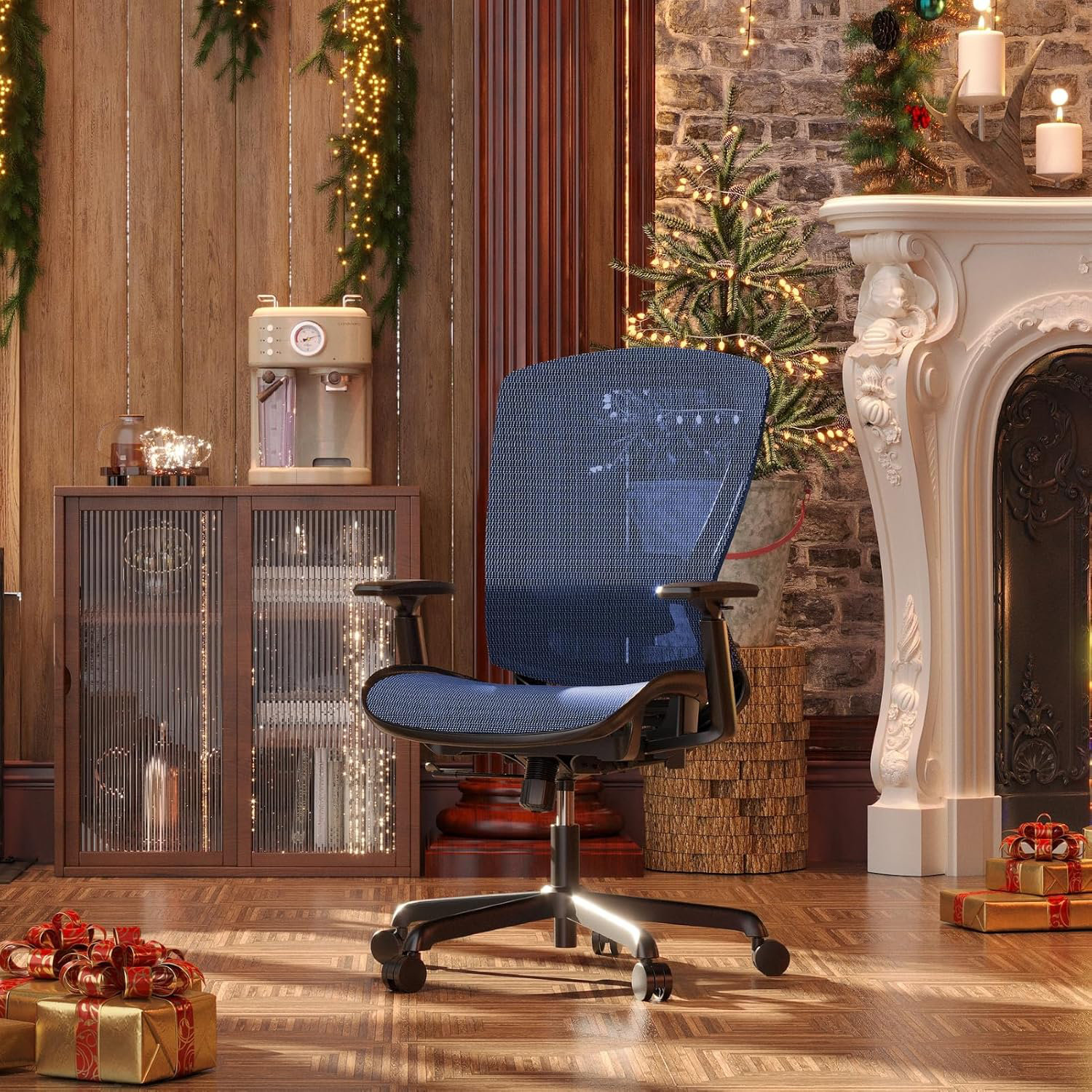 Inbox Zero Mesh Office Chair,Ergonomic Computer Desk Chair,Sturdy Task ...