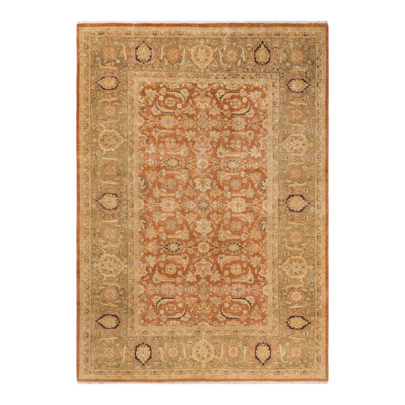 The Twillery Co.® Oakhur One-of-a-Kind Traditional Hand-Knotted Beige ...