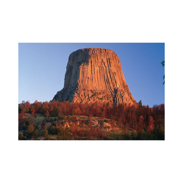 Alpen Home Devil's Tower National Monument Showing Famous Basalt Tower ...