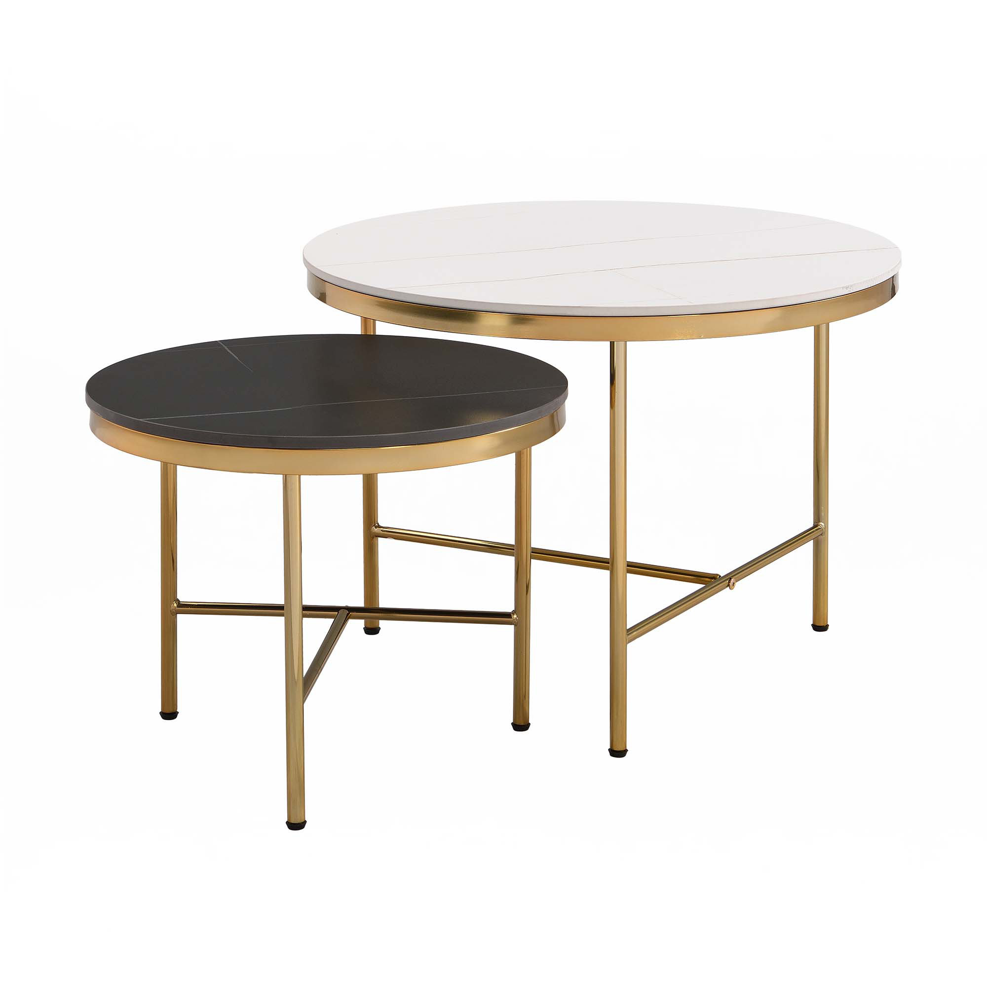 Mercer41 Round Nesting Coffee Table | Wayfair