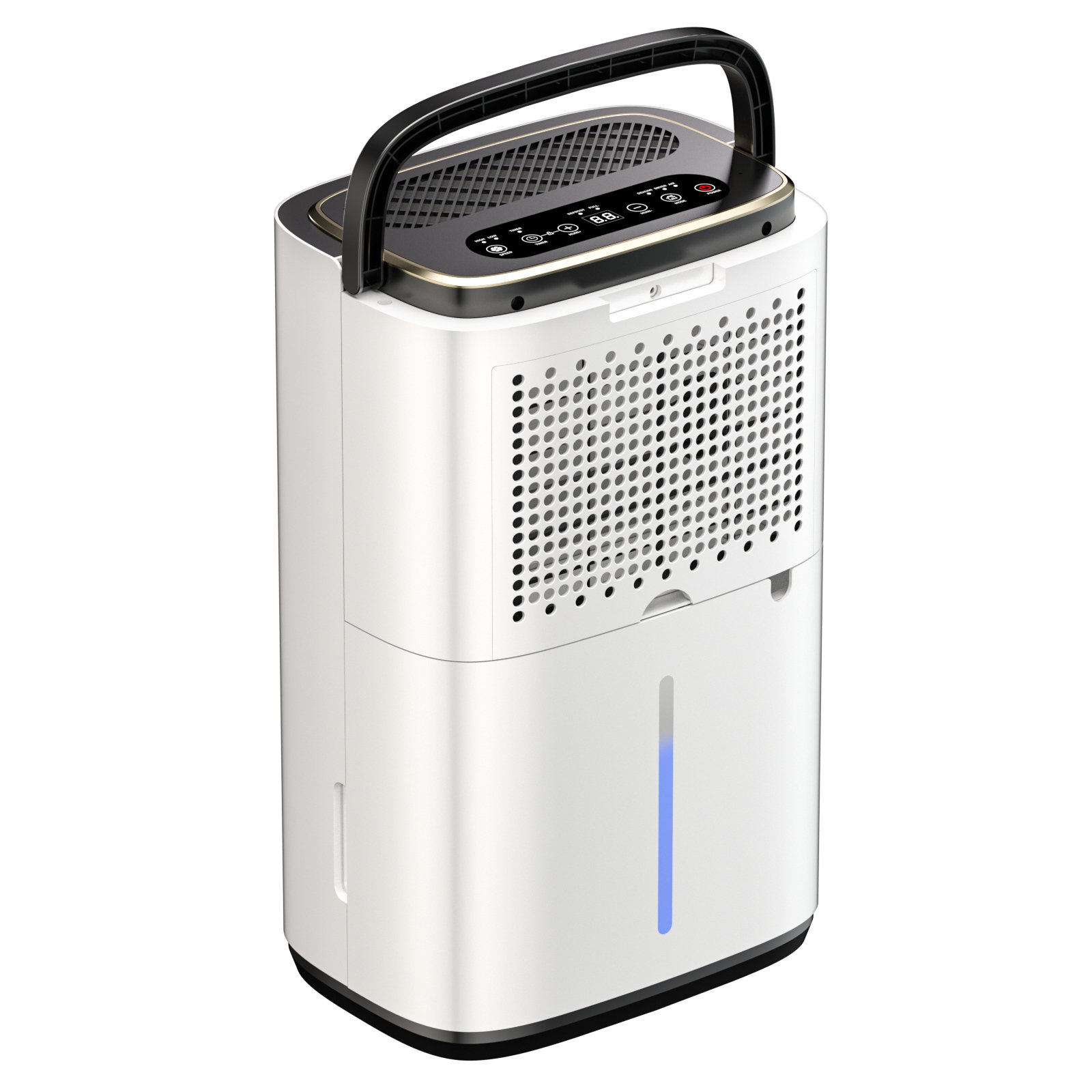 Nyzgax 55 Pint Portable Dehumidifier with Drain Hose for Basements ...