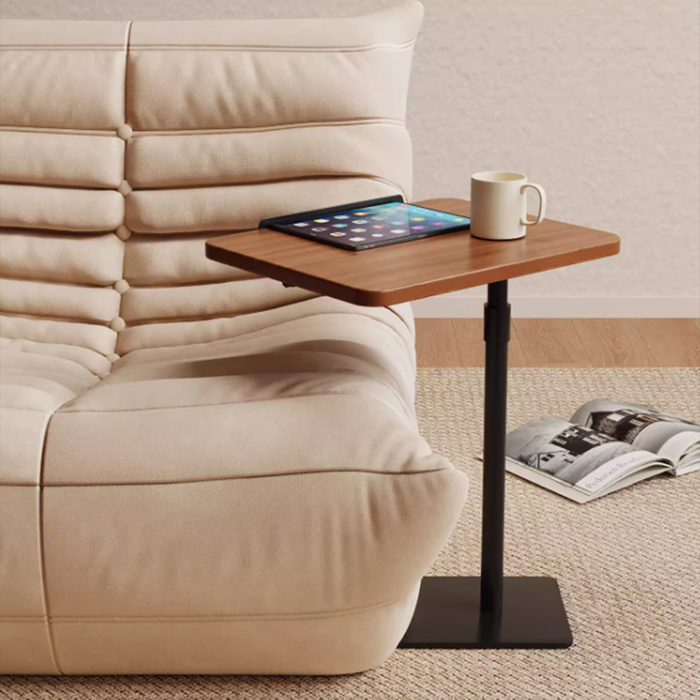 17 Stories Bedside Table Liftable Computer Table Sofa Side Table | Wayfair