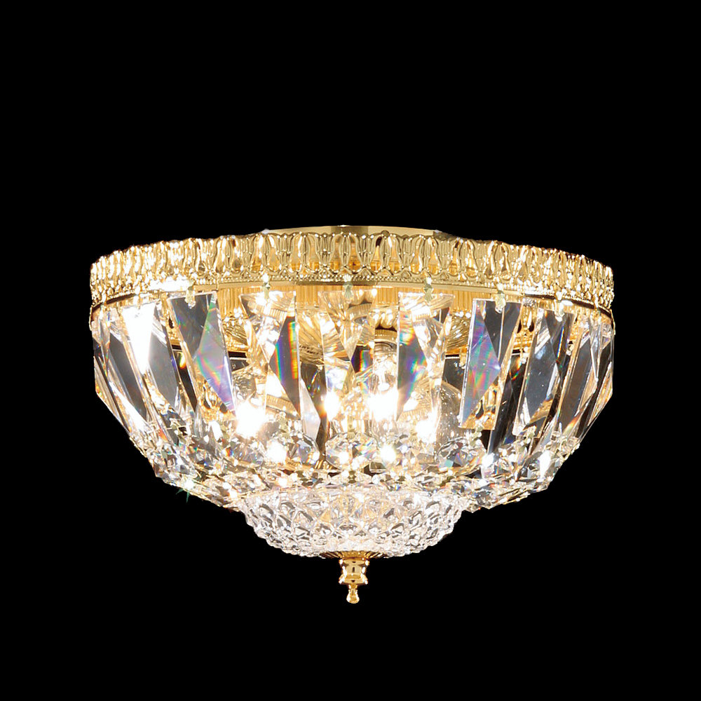 James R. Moder Flush Mount Crystal Flush Mount | Wayfair