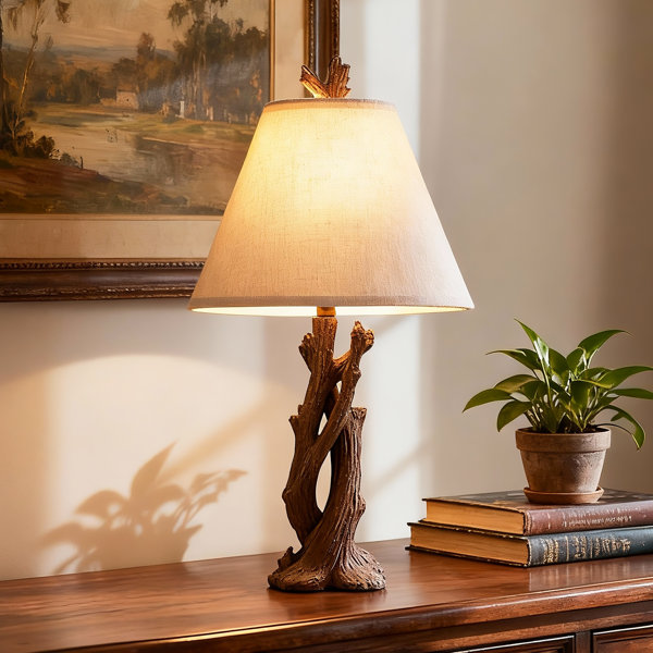 Rustic / Lodge Table Lamps | Desk & Living Room Lamps