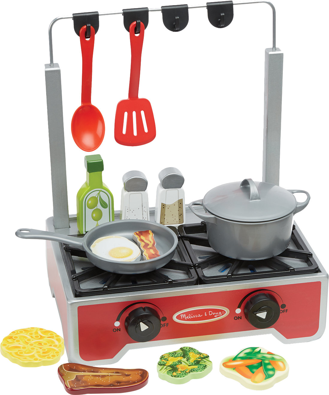 Melissa & Doug Deluxe Cooktop Toy Set "& Reviews" | Wayfair