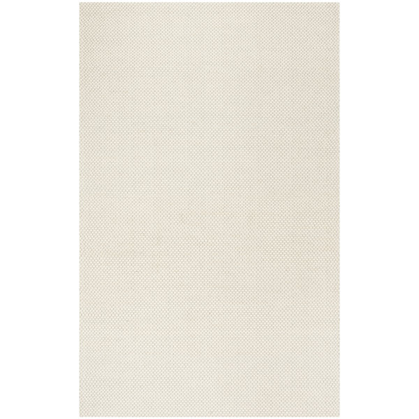 Blue Elephant Solid Colour Hand Woven Flatweave Ivory Area Rug ...