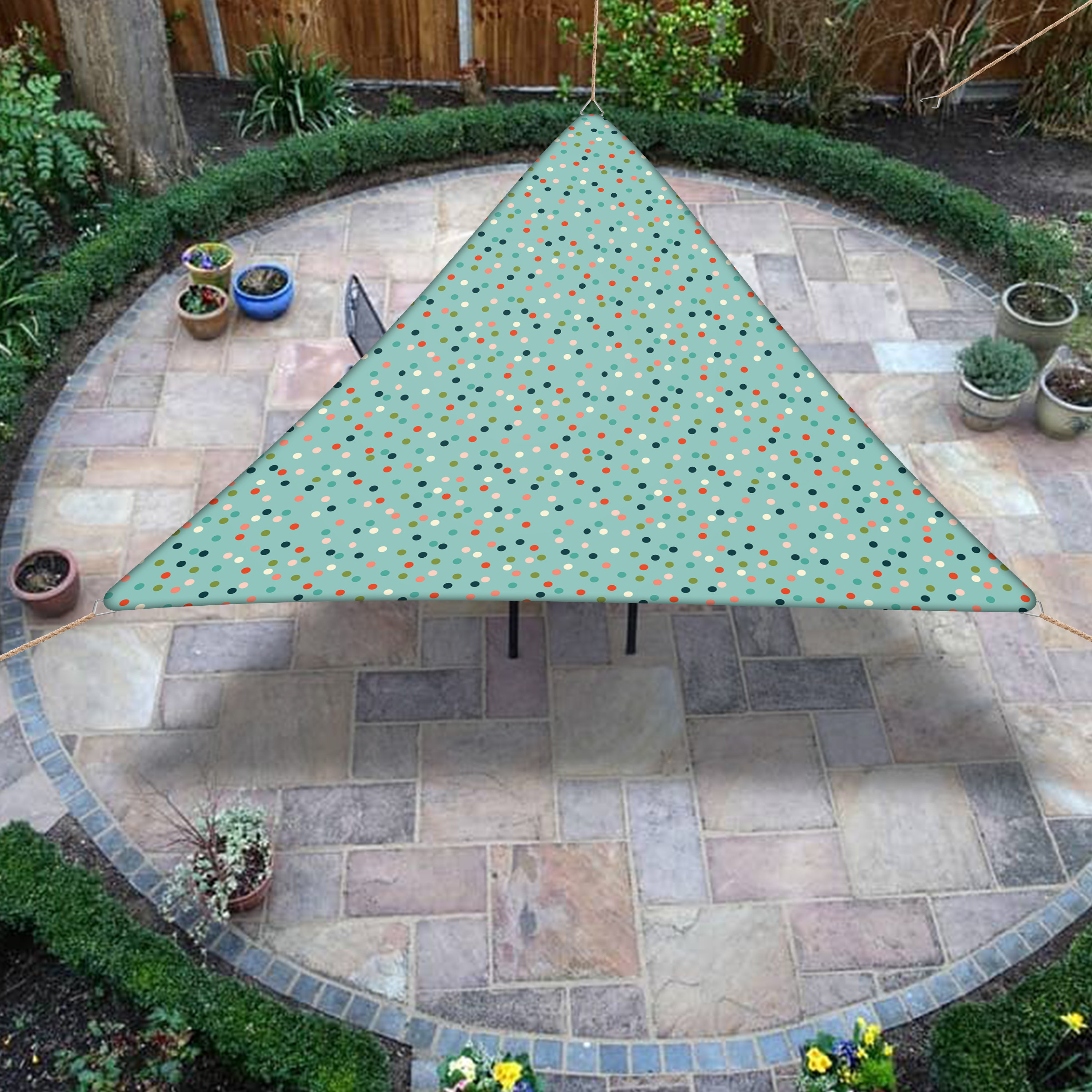 Covers & All Triangle Outdoor Sun Shade Sail Canopy, Residential ...