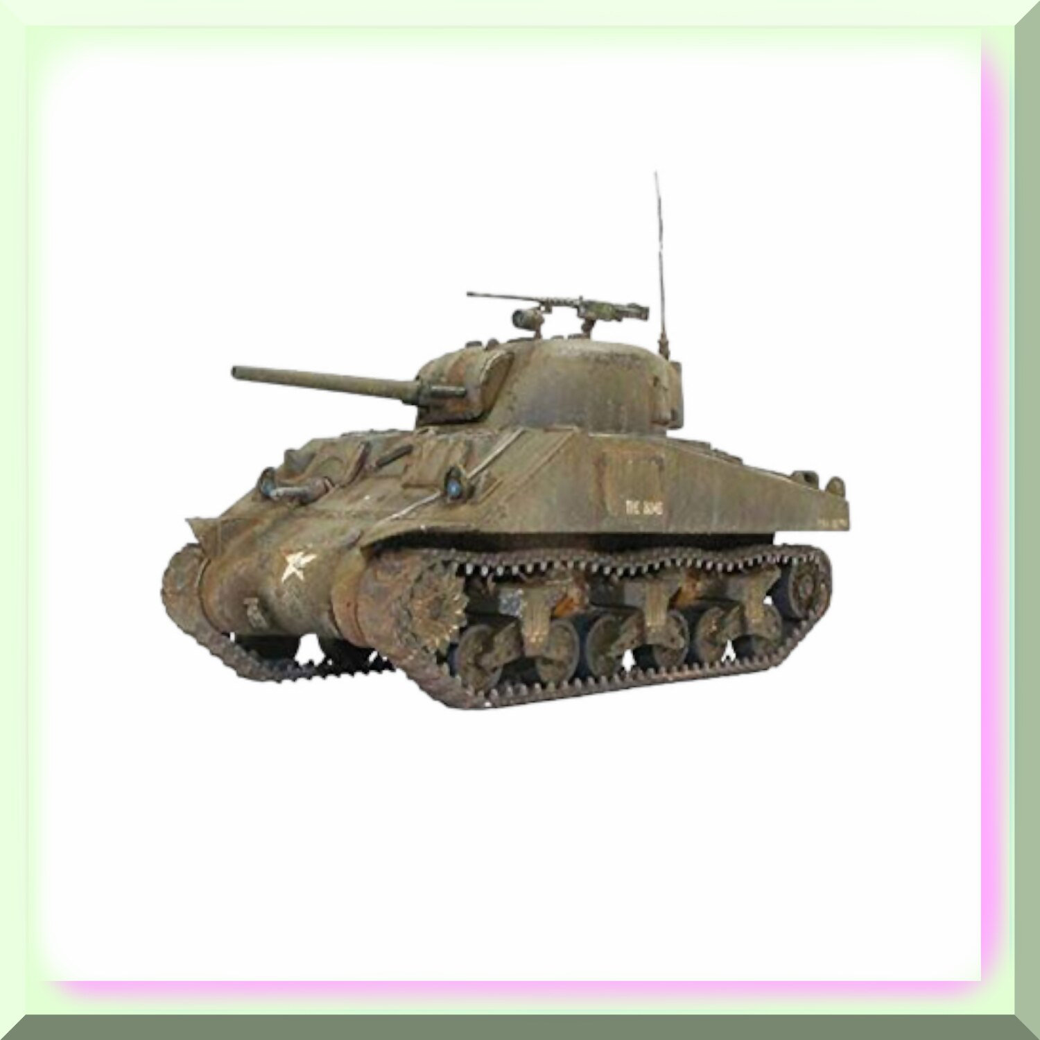 BRBCA Warzone Warriors WWII M4 Sherman Plastic Model Kit 1:56 Scale ...