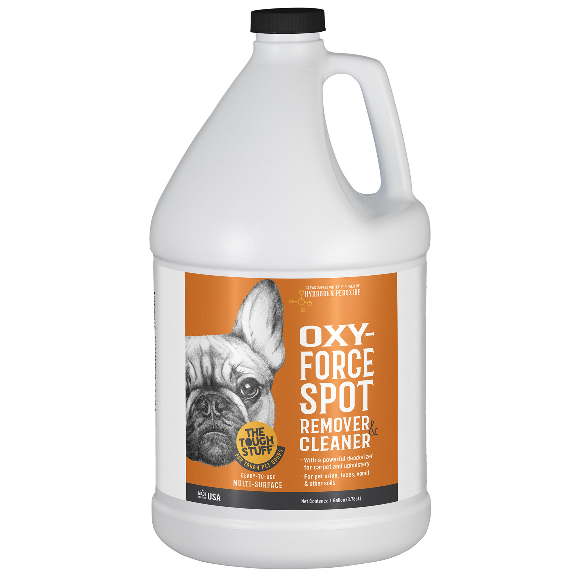 Nilodor Tough Stuff Oxy-Force Spot Remover & Cleaner, 1 Gallon Natural ...
