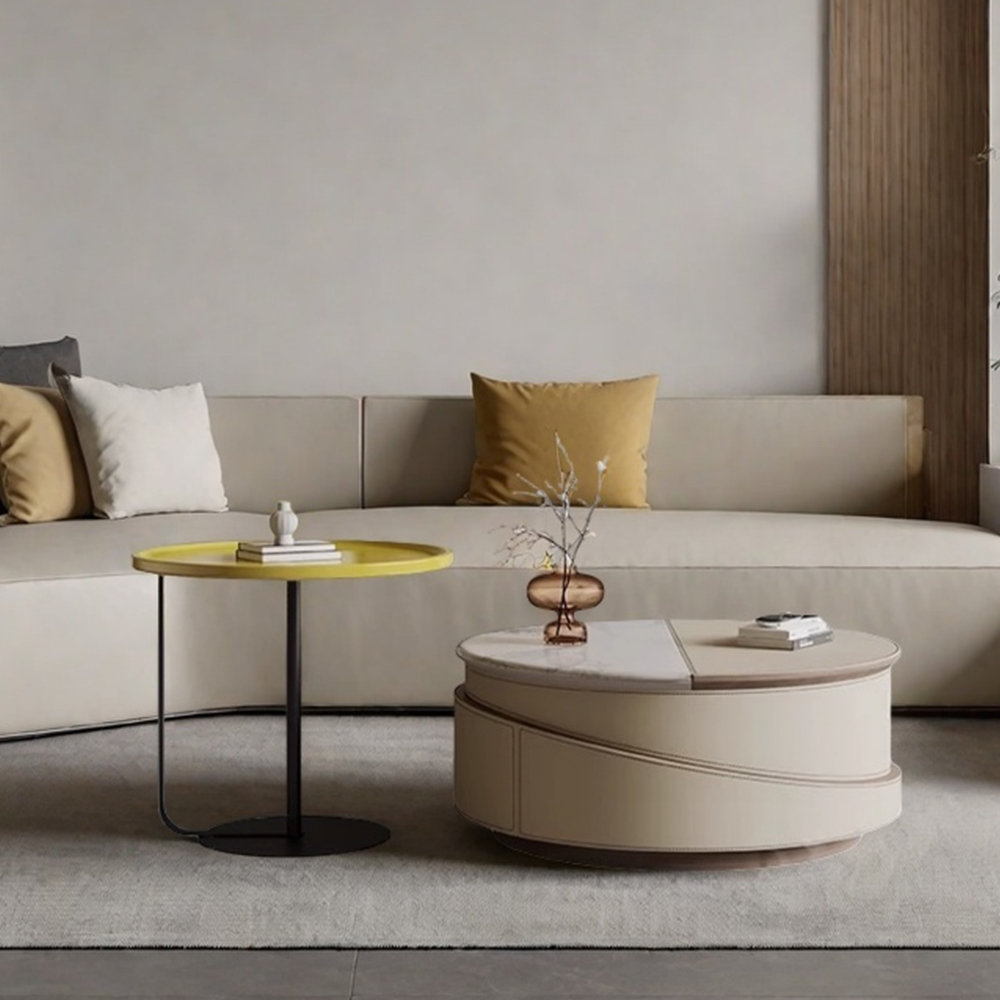 Wu's StylishVault Simple design sense coffee table combination ...