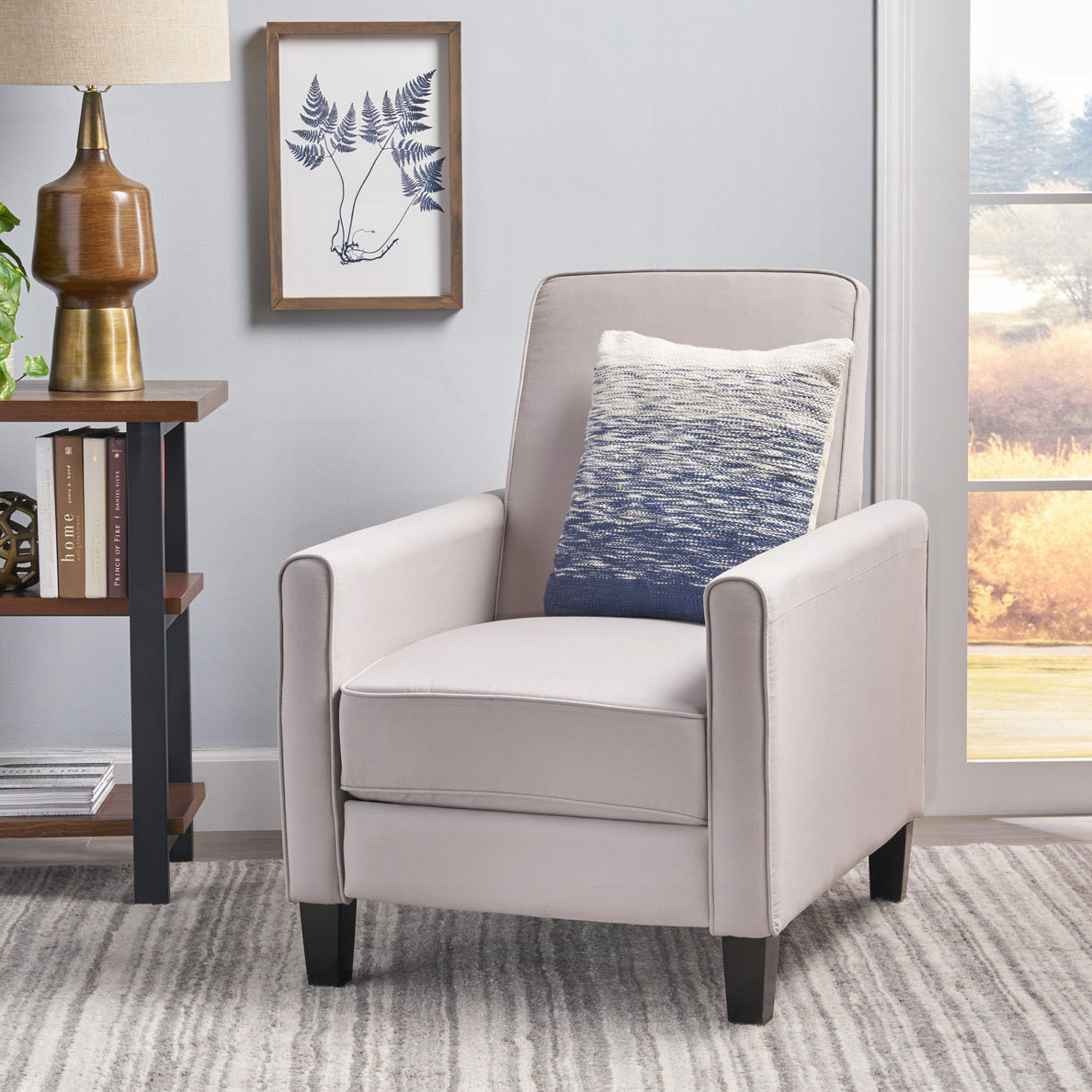 Latitude Run® Push Back Manual Recliner Chair - Wayfair Canada
