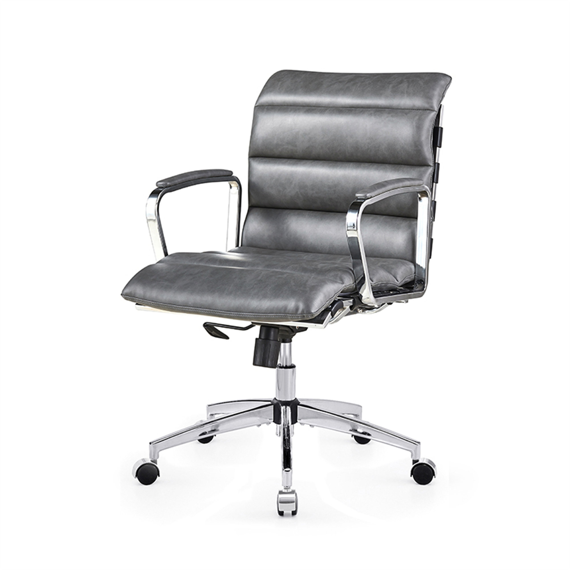 Ivy Bronx Camina Faux Leather Office, Swivel Computer, Ergonomic Task ...