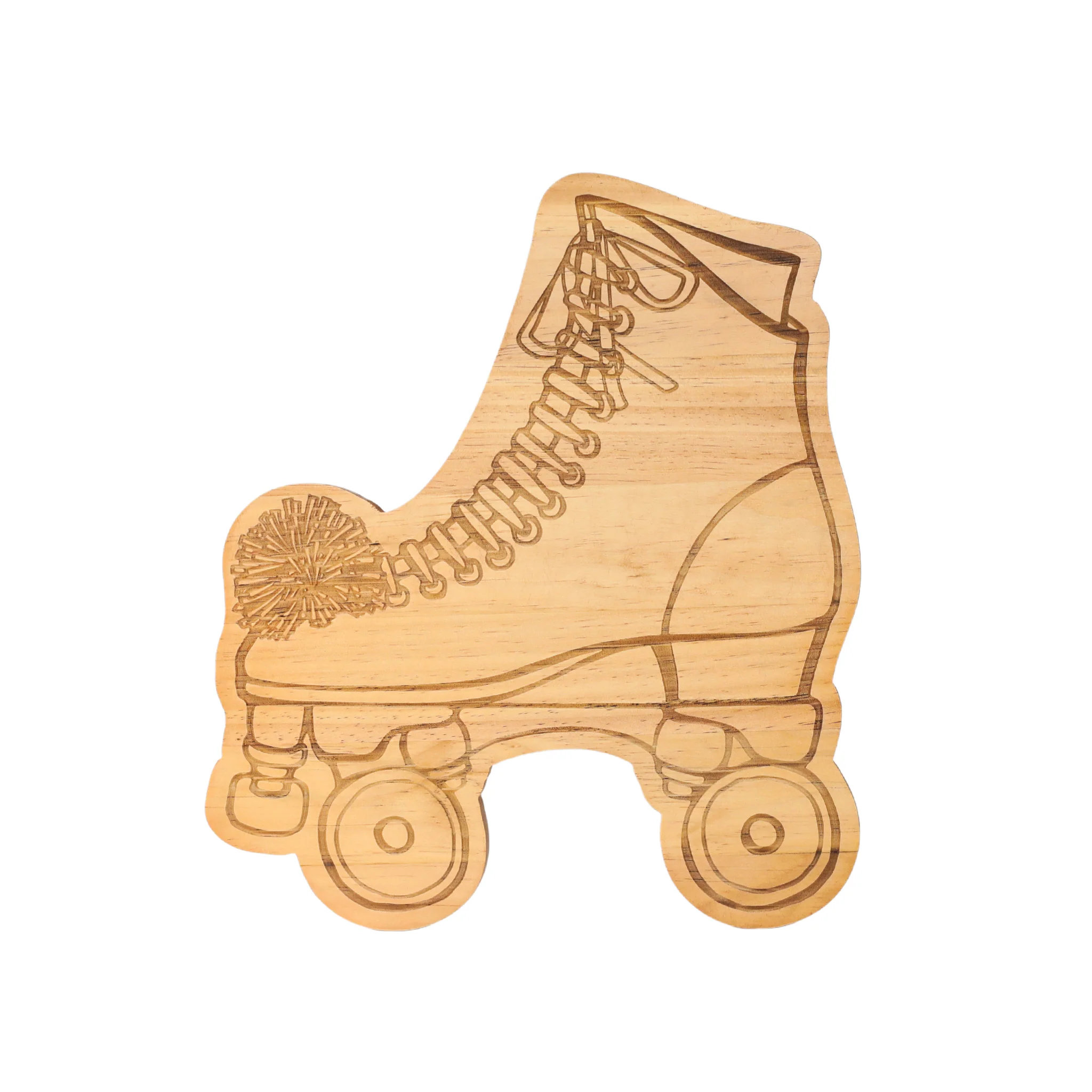 Creative Gifts International Roller Skate Wood Board - 13" x 15 ...