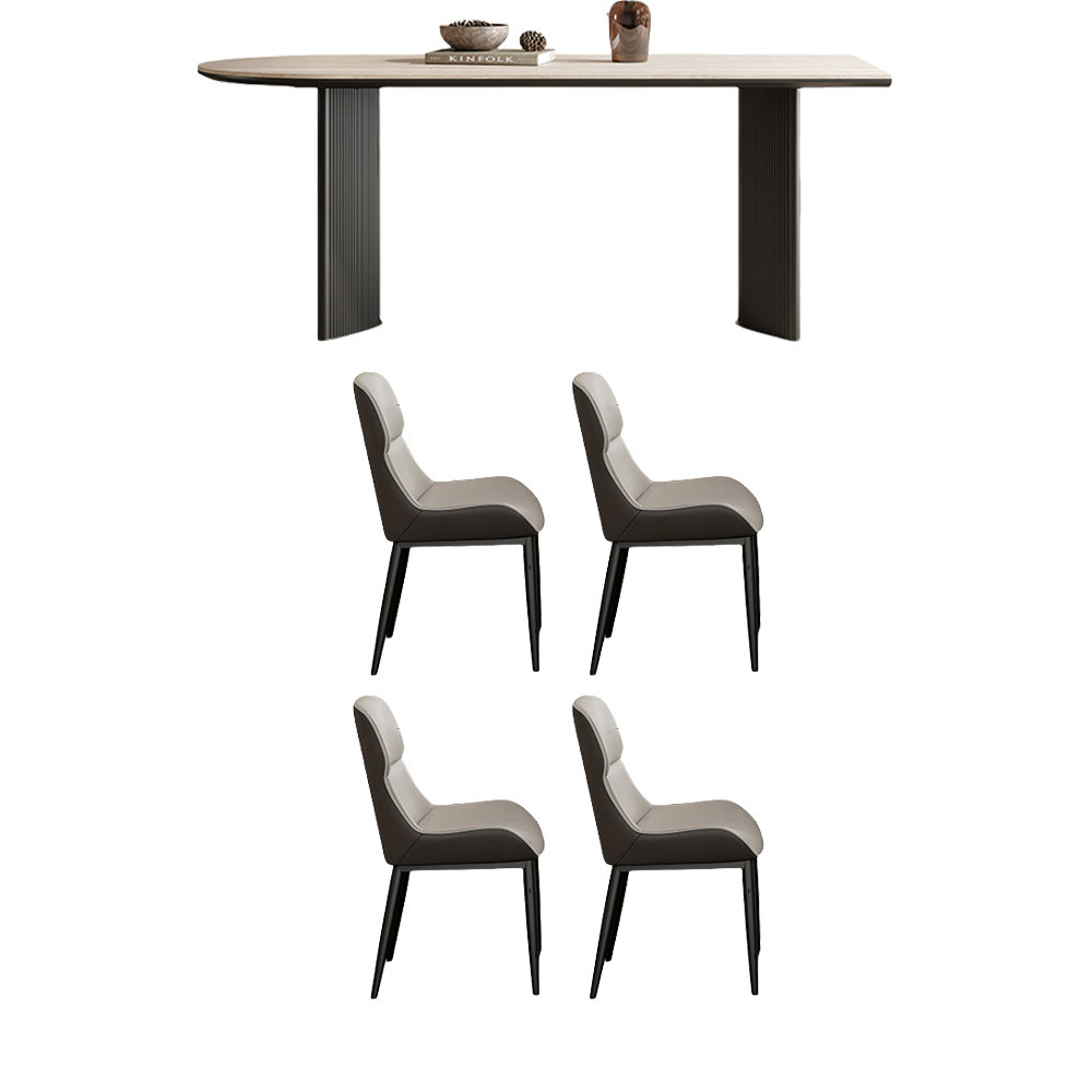 Your Favorite Celebrities Simple yet elegant dining table and chair set ...