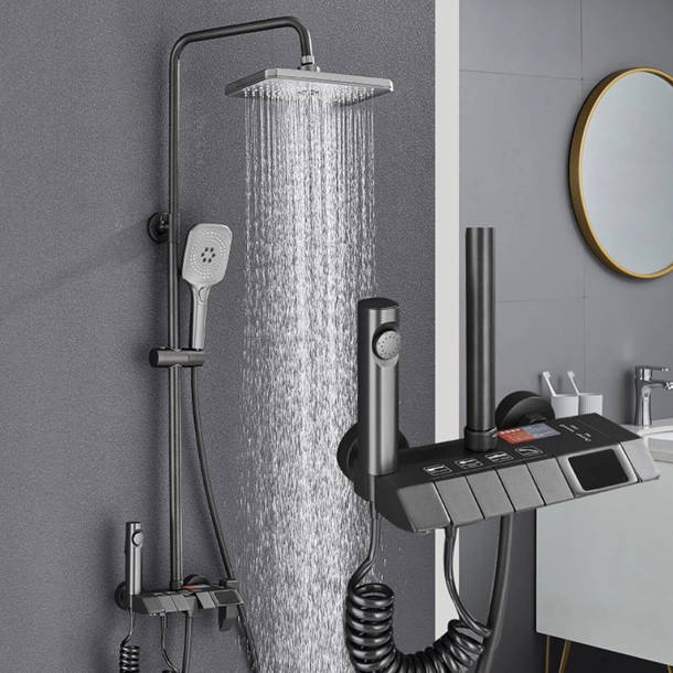 Senlesen Pressure-Balanced (Temperature And Volume) Shower Faucet with ...