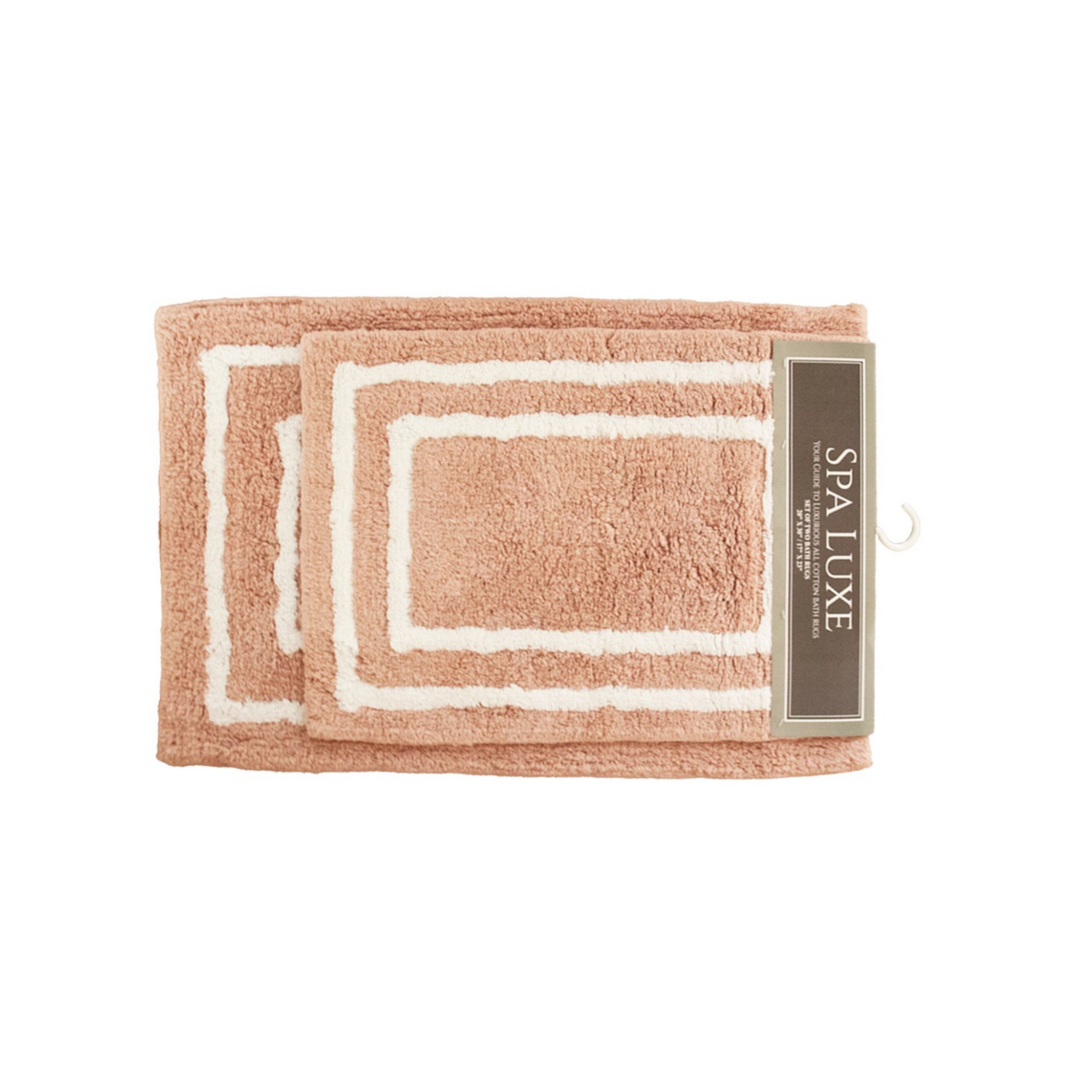 ArkwrightLLC Spa Lux Border Bath Rug Set | Wayfair